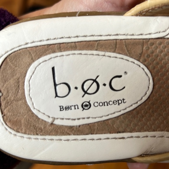 boc | Shoes | Boc Born Concept White Vegan Leather Thong Flip Flop ...